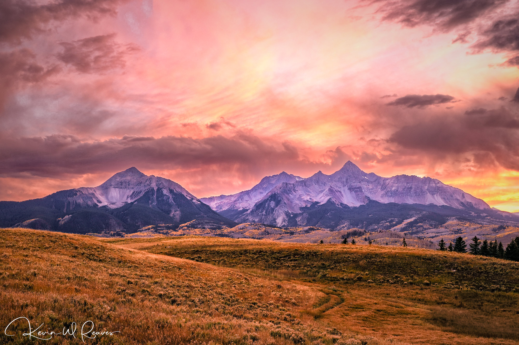 Colorado Mountain Sunset